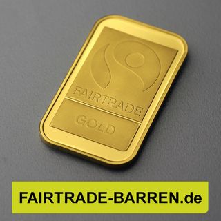 1g Fairtrade Goldbarren