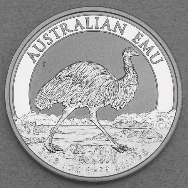 1oz Silbermünze Australien Emu