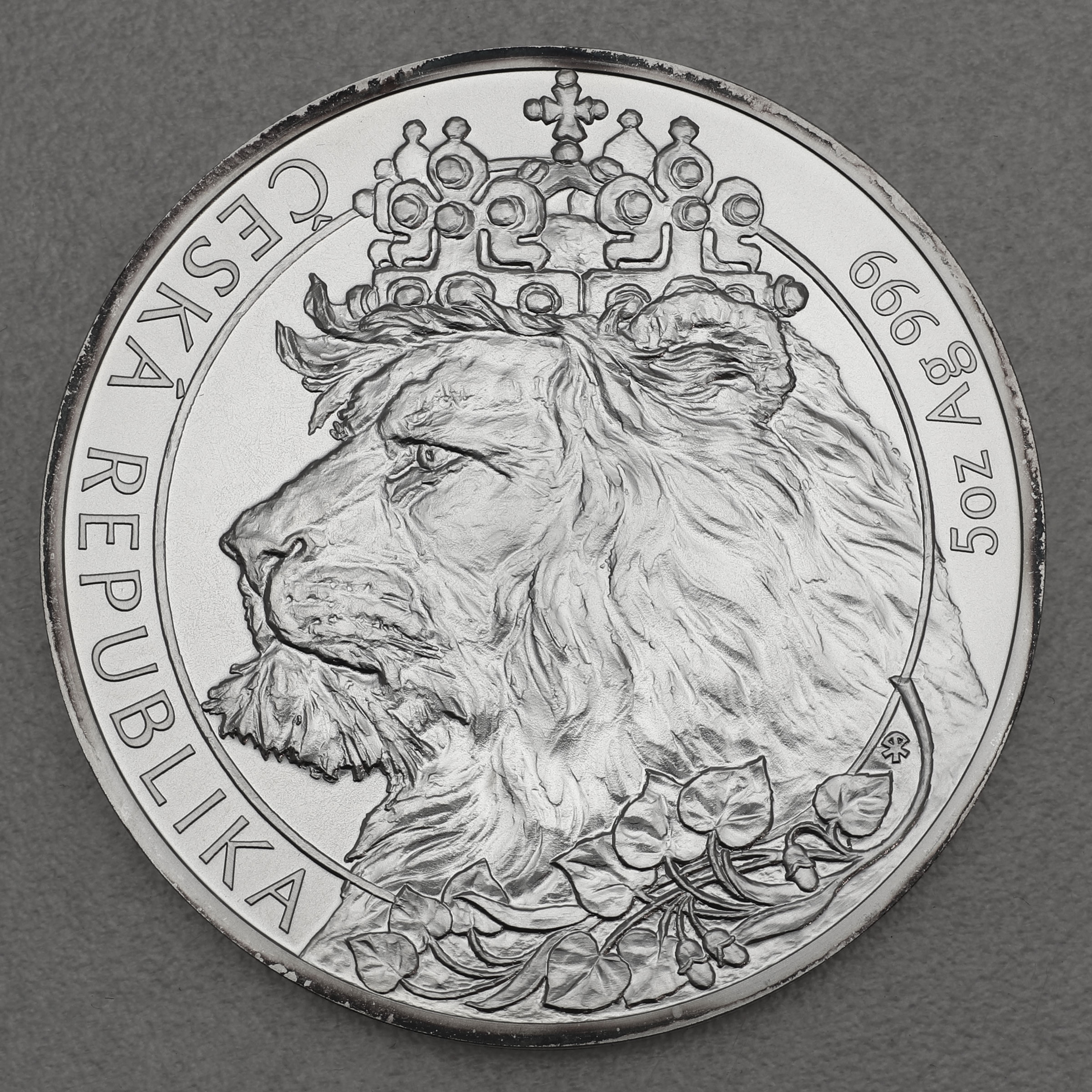 Niue Silbermünzen Czech Lion, tschechischer löwe